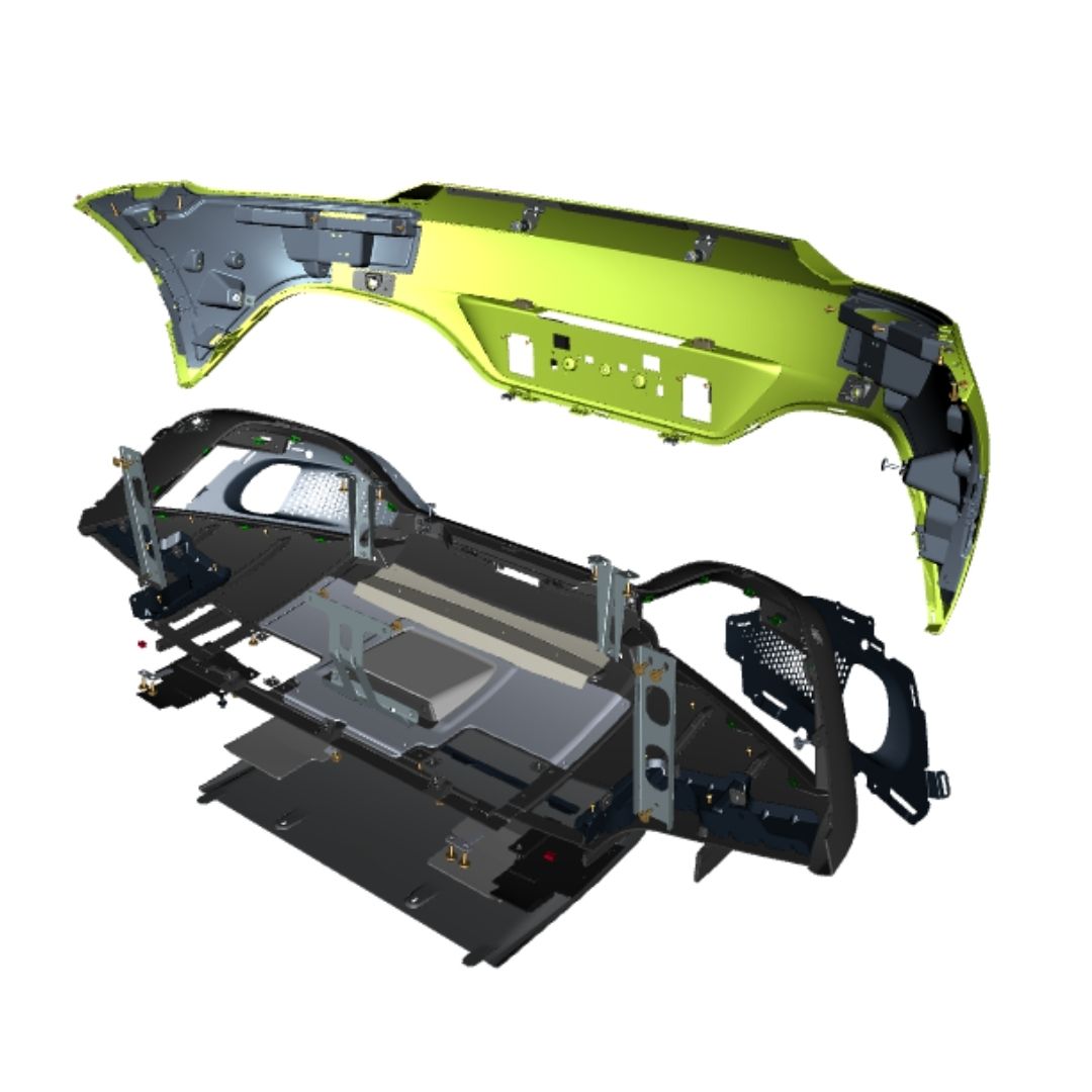 2019 Vantage V8 Coupe Rear Bumper Parts - Aston Store